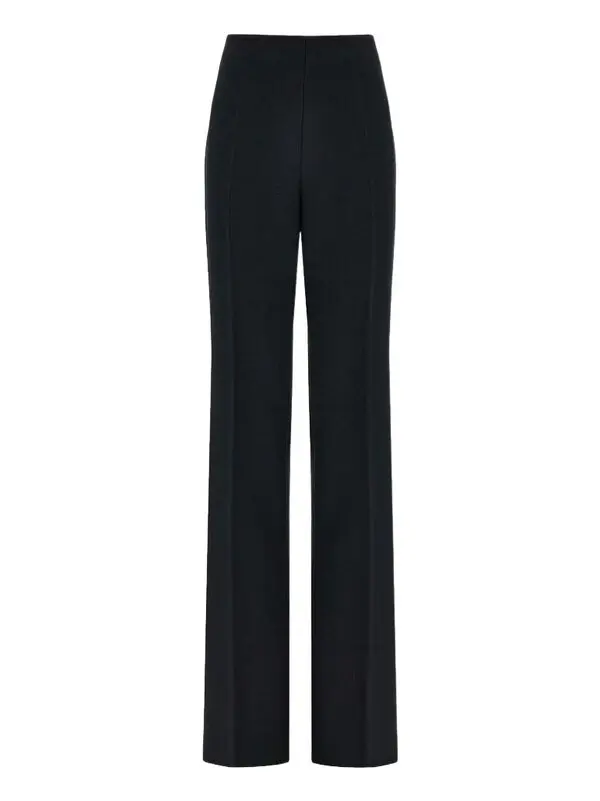 FERRAGAMO High-waist Tailored Straight-leg Trousers - Black