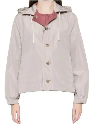 Herno Long Sleeve Hooded Jacket - White