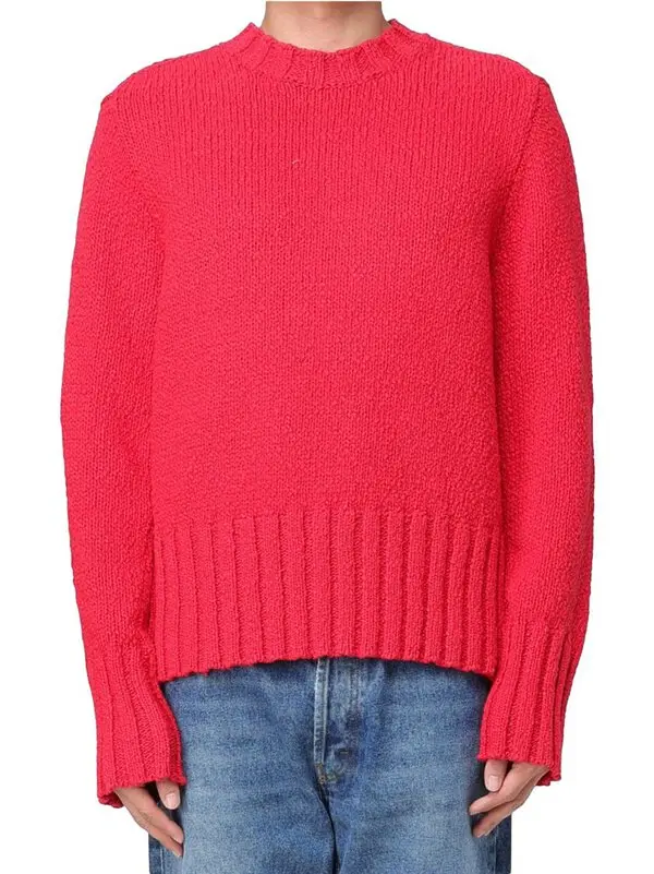 Séfr Long-sleeved Knitwear With Round Neck - Red
