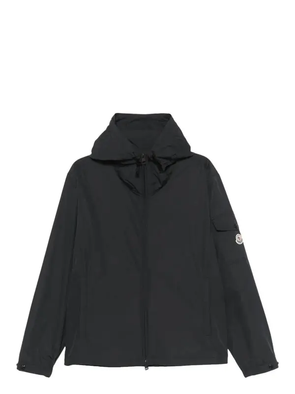 Moncler Sassiere Zip-up Hooded Jacket - Black