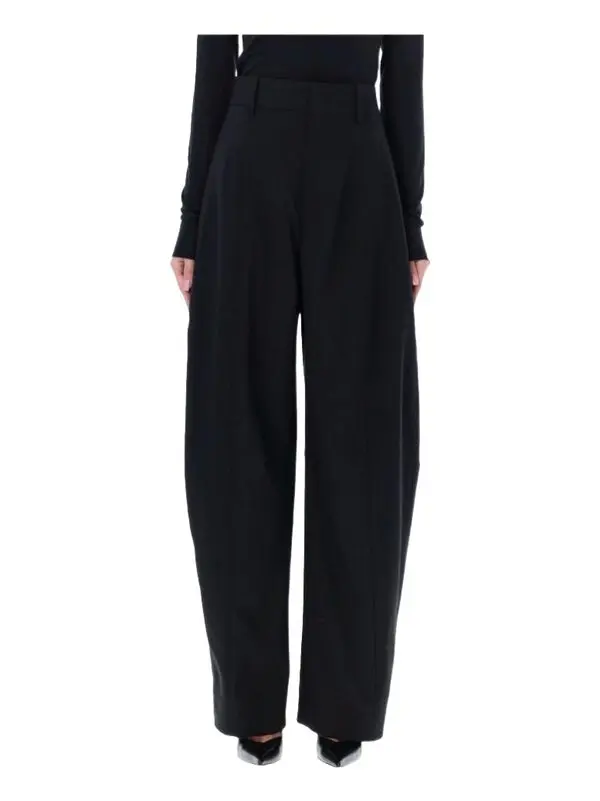 Bottega Veneta Wide-leg Trousers - Black