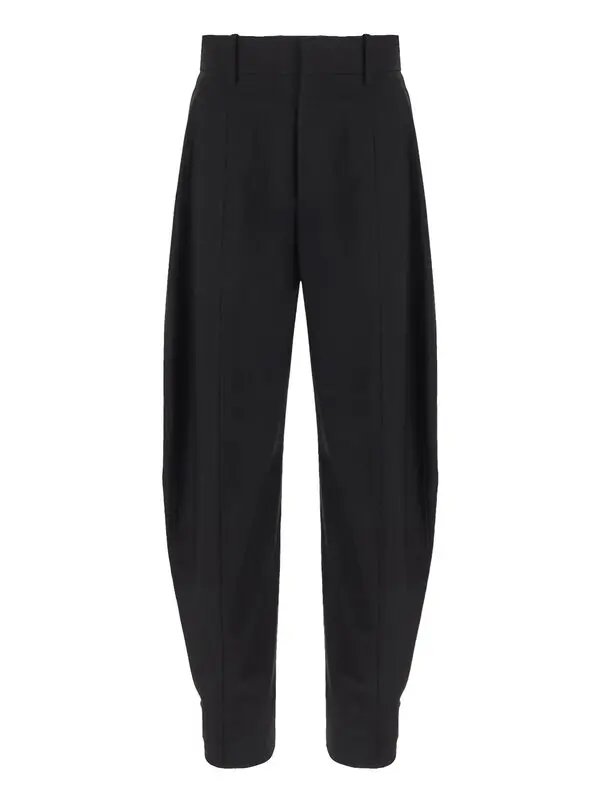 Bottega Veneta Wide-leg Trousers - Black