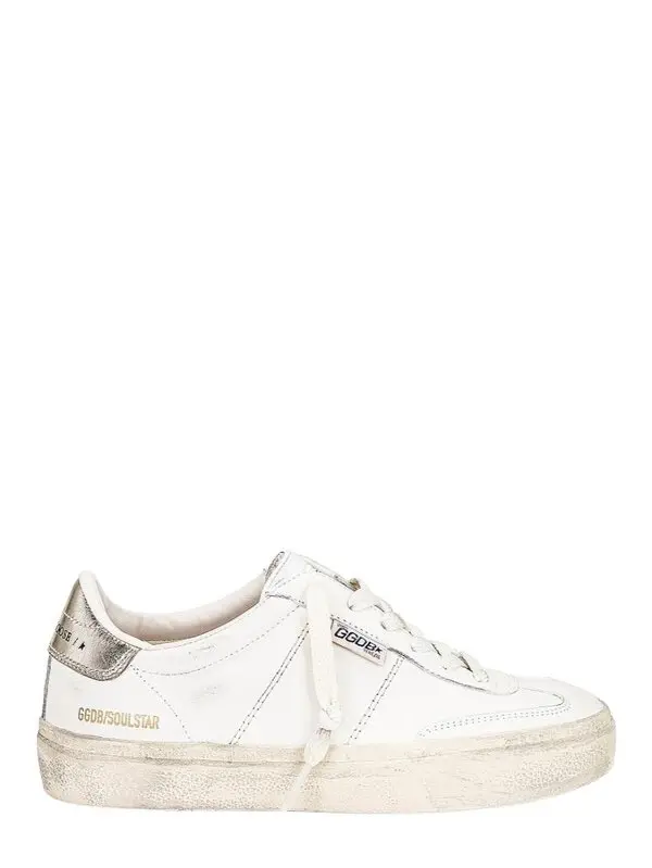GOLDEN GOOSE Soul Star Lace-up Sneakers - White