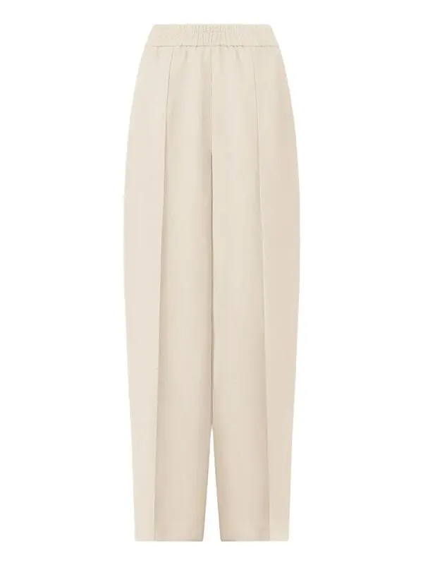 Fabiana Filippi Elastic Waist Casual Pants - Nude