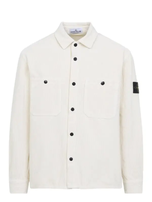 Stone Island Cotton Overshirt - Ivory