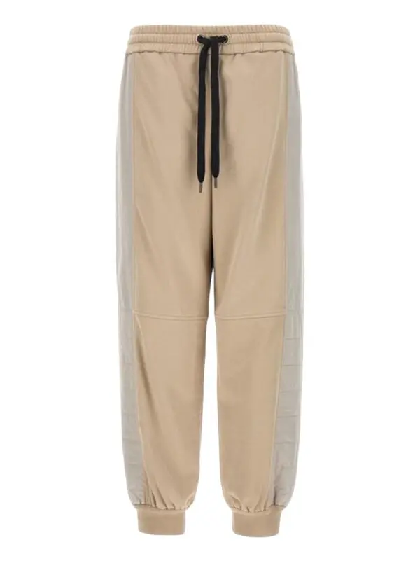 Brunello Cucinelli Padded Drawstring Joggers - Nude