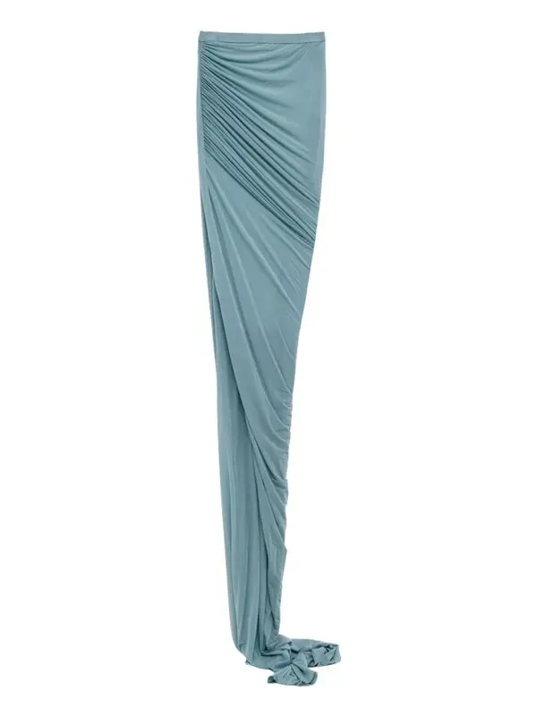 Rick Owens Edfu Maxi Skirt - Blue