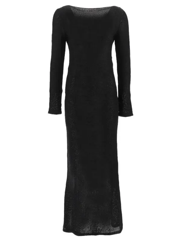 TOM FORD Chain-link Detailed Maxi Dress - Black