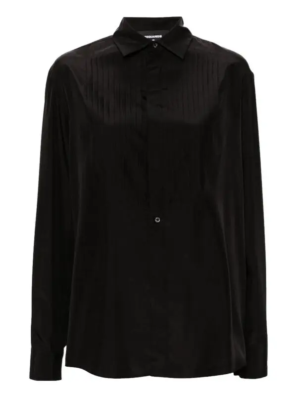 Dsquared2 Dean Night Maxi Shirt - Black