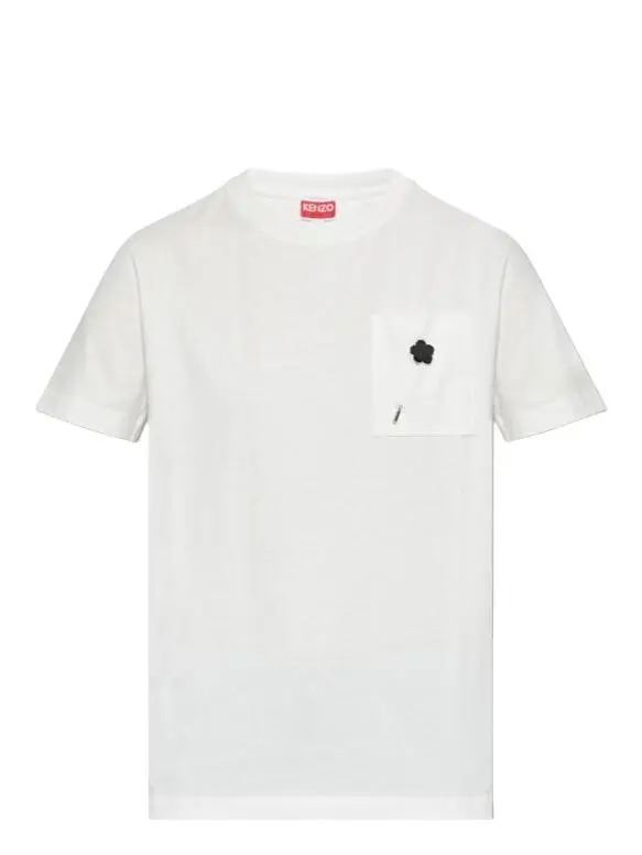 Kenzo Embroidered Logo T-shirt - White