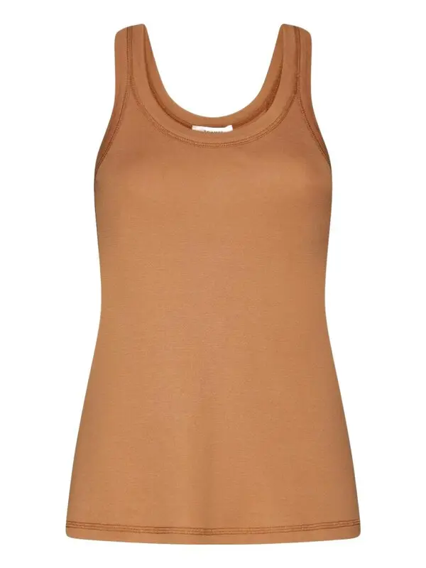 LEMAIRE Sleeveless Tank Top - Brown