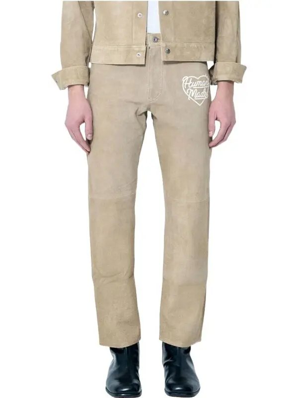 HUMAN MADE Suede Trousers - Beige