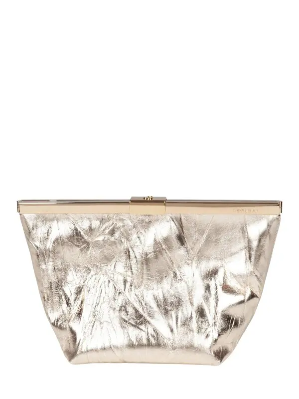 JIMMY CHOO Logo-embossed Single-shoulder Bag - White