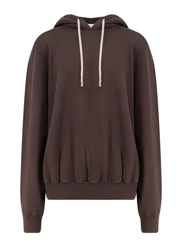 Rick Owens Oversized Drawstring Hoodie - Brown