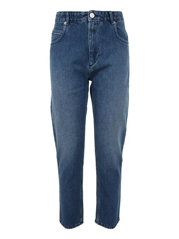 Isabel Marant Étoile Mid-rise Straight-leg Jeans - Blue
