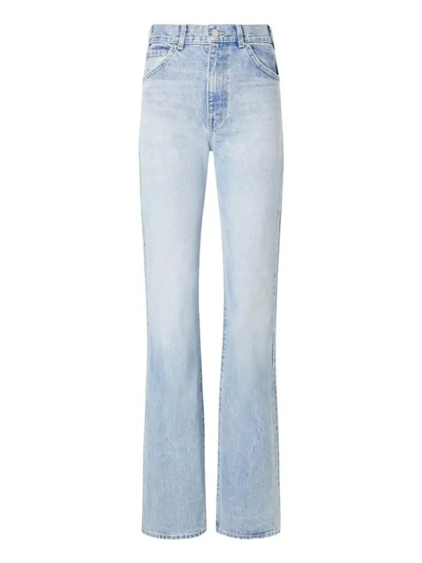 NILI LOTAN Straight Cut Jeans - Light Denim