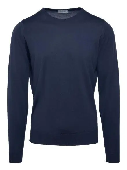 John Smedley Hatfield Knitted Sweater - Blue