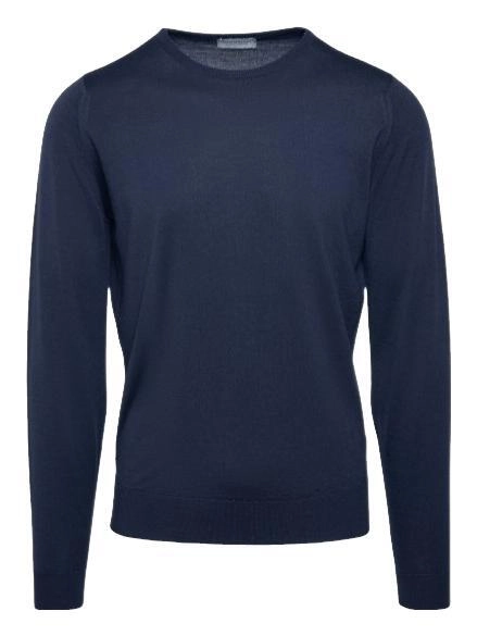 John Smedley Hatfield Knitted Sweater - Blue