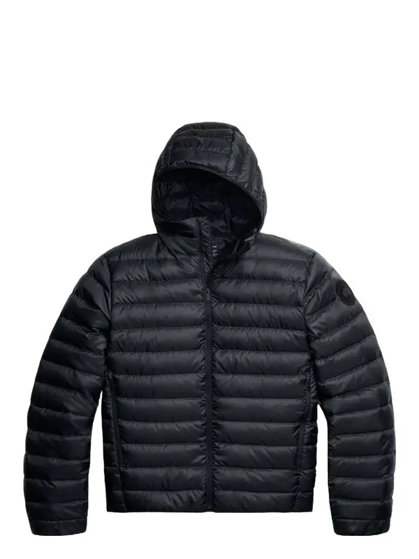 Canada Goose Stratus Tonal Label Hooded Jacket - Black