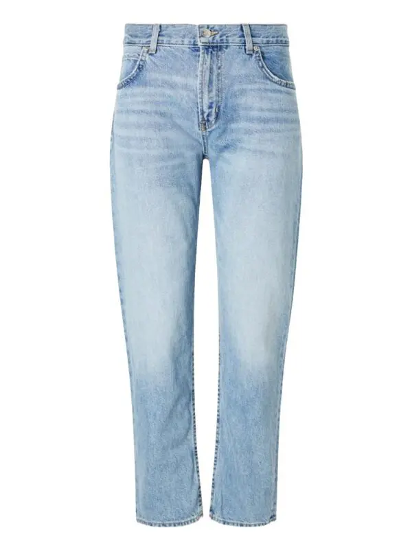NILI LOTAN Belt Loop Jeans - Blue