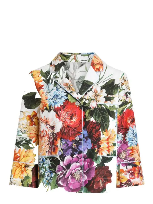 Dolce & Gabbana Floral Print Button-up Shirt - Multicolor