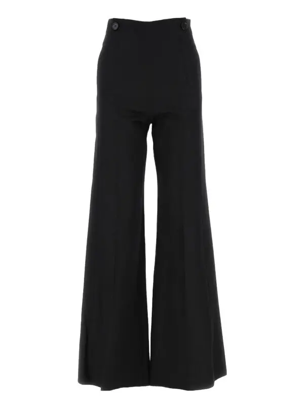 Chloé Logo Bell-bottoms - Black