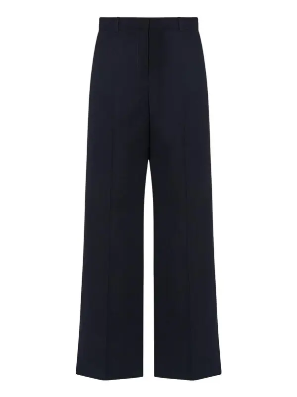 THE ROW Dender Low-rise Pleated Trousers - Deep Navy