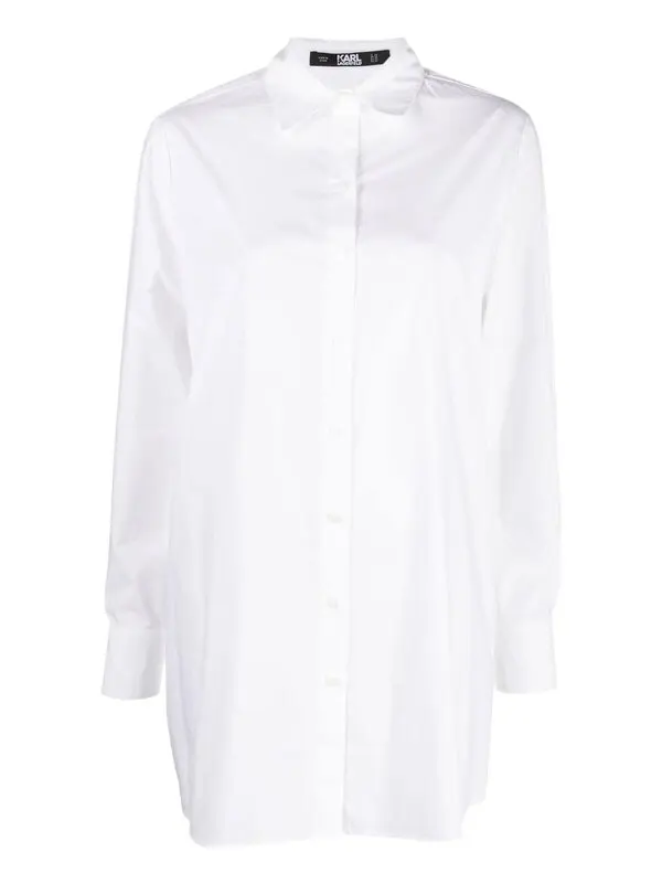 Karl Lagerfeld Long Sleeved Shirt - White