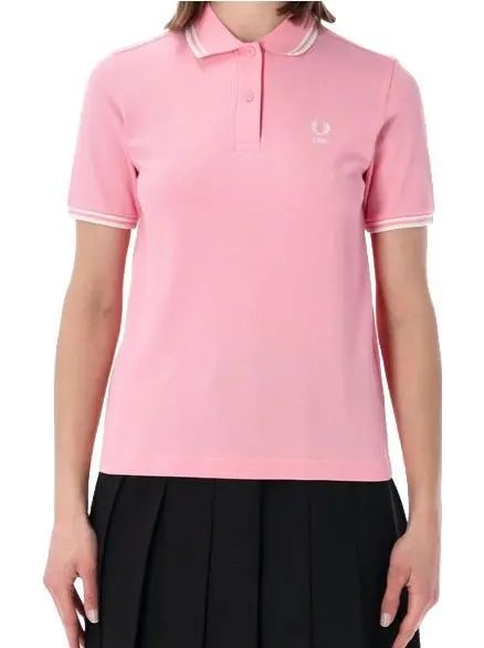 Comme Des Garçons Short Sleeve Polo Shirt - Pink