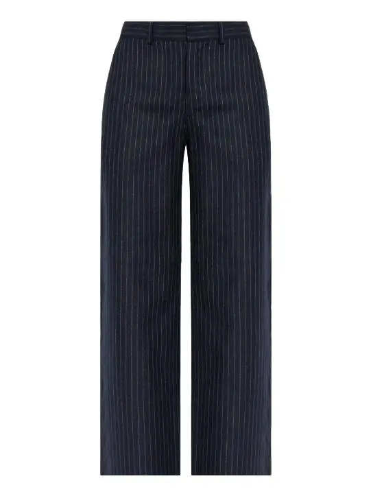 A.p.c. Jane" Striped Tailored Pants - Navy Blue