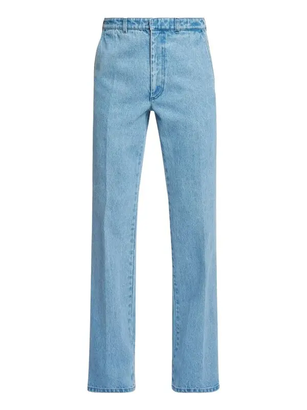 Dries Van Noten Light Wash Multi-pocket Jeans - Blue