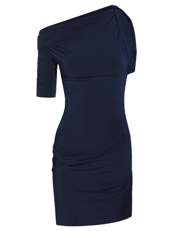 Jacquemus Drapeado Mini Dress - Black