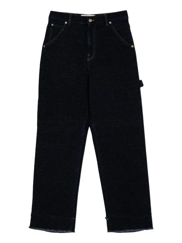 DARKPARK Straight Leg Wide Leg Jeans - Blue