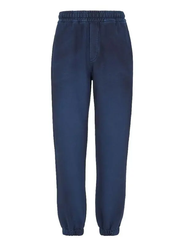 Fendi Logo Embroidered Track Trousers - Blue