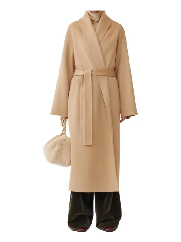 Fabiana Filippi Waist-strap Coat - Cammel