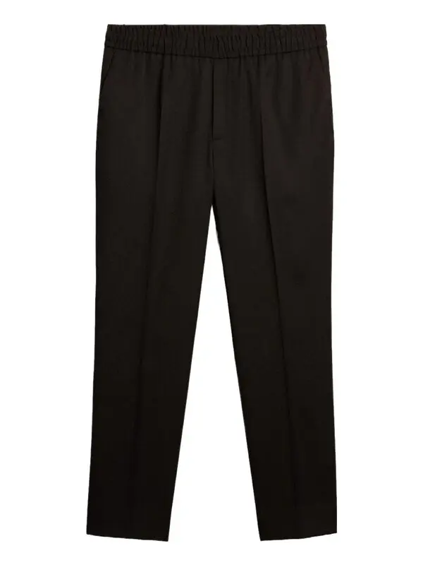 GOLDEN GOOSE Logo Plaque Straight Leg Trousers - No