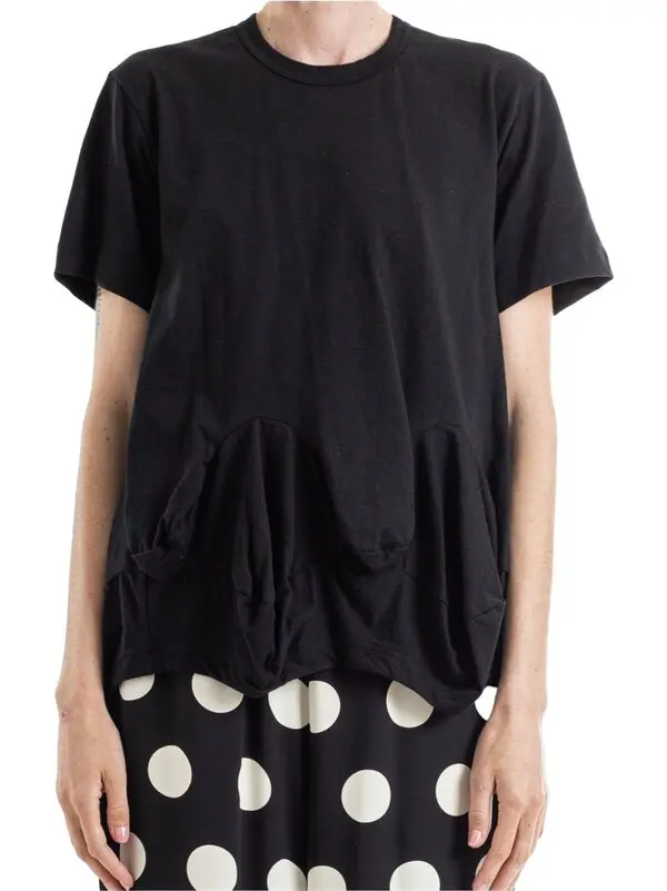 Comme Des Garçons Short-sleeved Crewneck T-shirt - Black