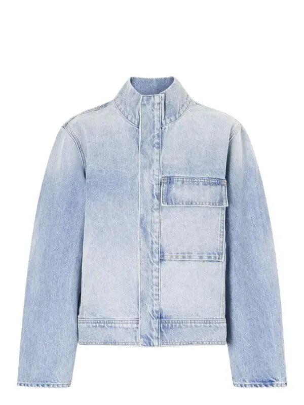 NILI LOTAN Marilou Denim Jacket - Blue