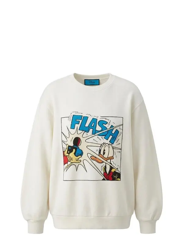 Gucci X Disney Donald Duck Printed Sweatshirt - White