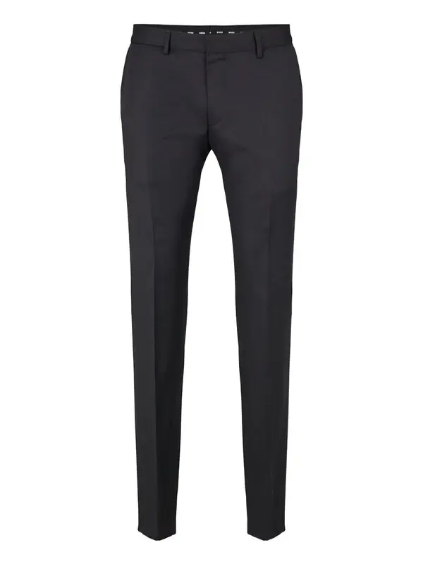 Hugo Boss Slim Fit Tailored Trousers - Black
