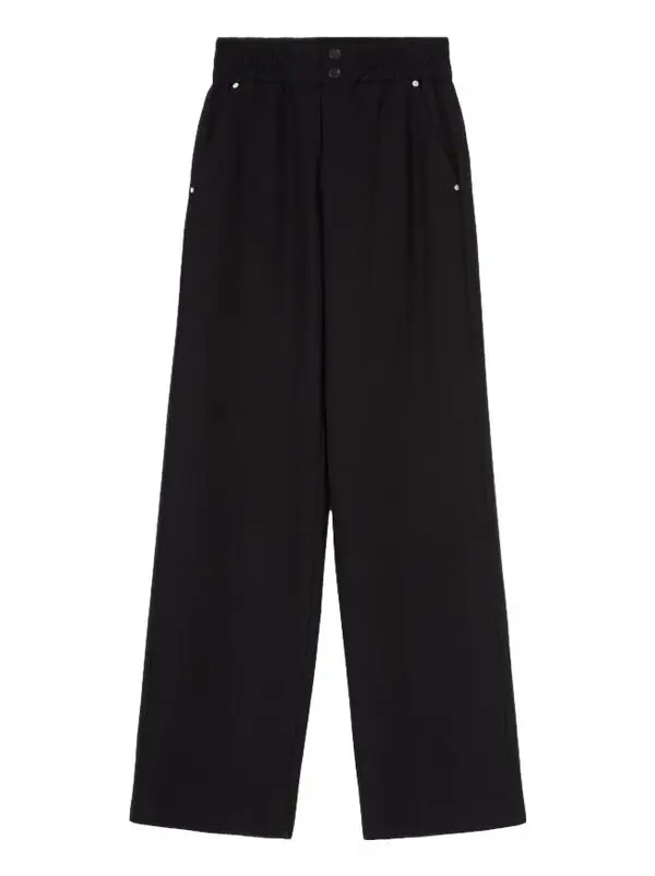Pinko Semaforo High-waisted Pleated Trousers - Black