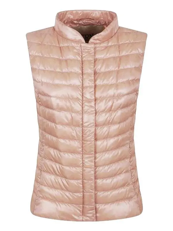 Herno Quilted Down Vest - Nude