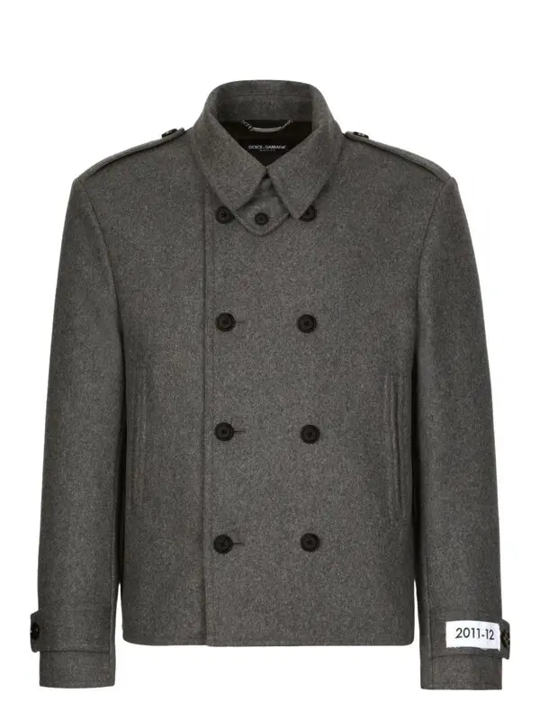 Dolce & Gabbana Double-breasted Coat - Black