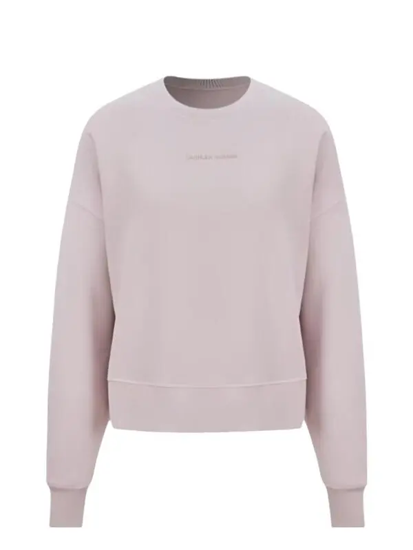 Canada Goose Round Neck Long Sleeve Sweater - Light Pink