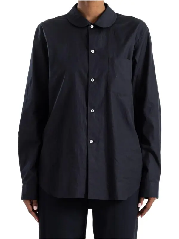 Comme Des Garçons Long-sleeved Shirt - Black