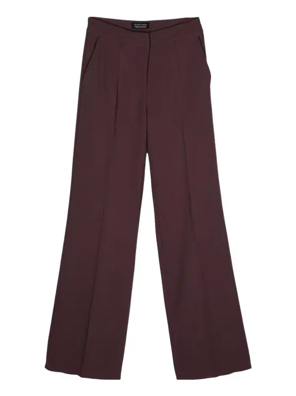 GIANLUCA CAPANNOLO Straight Leg Trousers - Red
