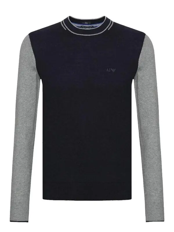 Emporio Armani Logo Pullover - Black