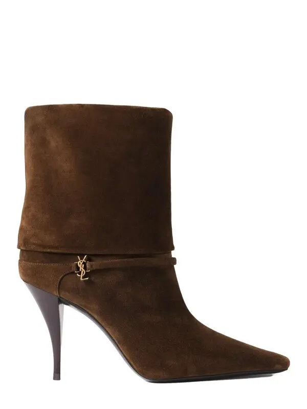 Saint Laurent Ricky Ankle Boots - Black