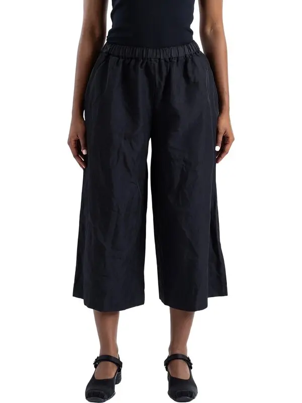 Comme Des Garçons Elastic Waist Casual Pants - Black