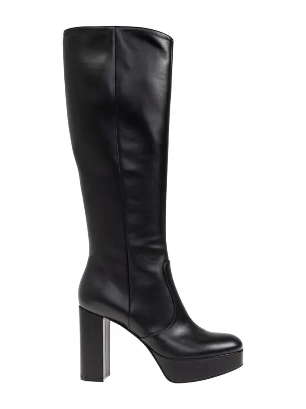 GIANVITO ROSSI Zip-up Platform Boots - Black